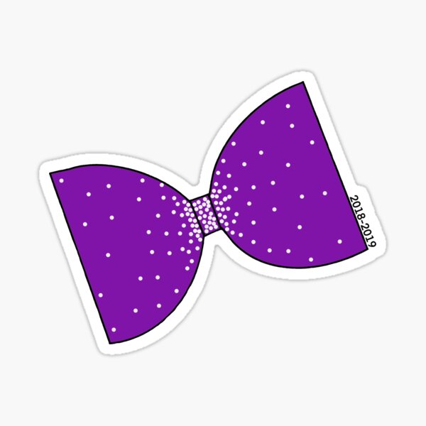 "2018-2019 Cheer bow " Sticker for Sale by Infinity-Cheer | Redbubble