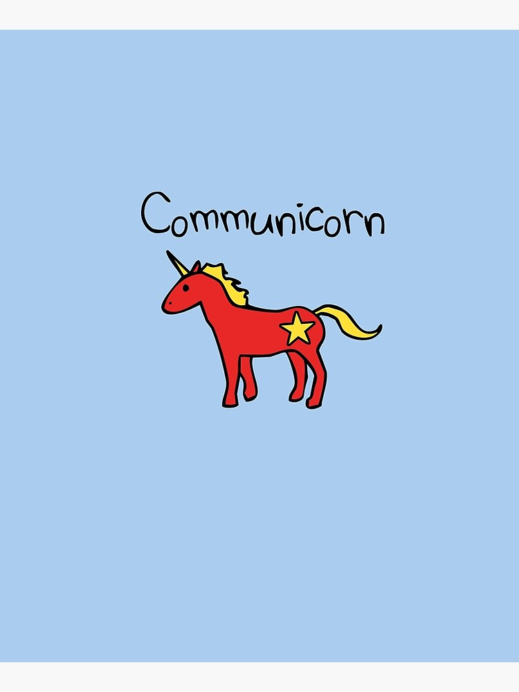 Communicorn (Communist Unicorn) Kitchen Apron Designed & Sold By ...