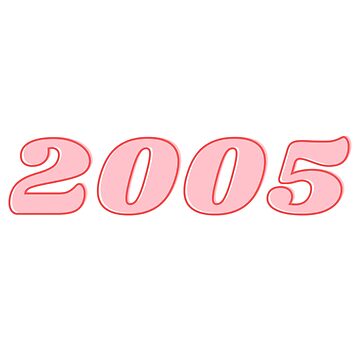 "2005" Sticker for Sale by polishalpaca | Redbubble