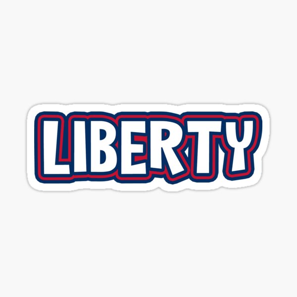 "Liberty University" Sticker for Sale by Kate Kosmicki | Redbubble