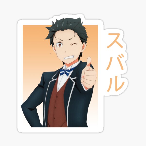 "Natsuki Subaru" Sticker by lancuh | Redbubble