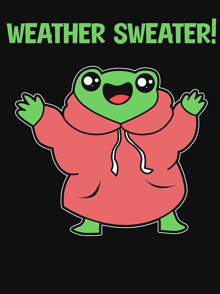 "Weather frog rain jacket frog cartoon" T-shirt for Sale by Imutobi ...
