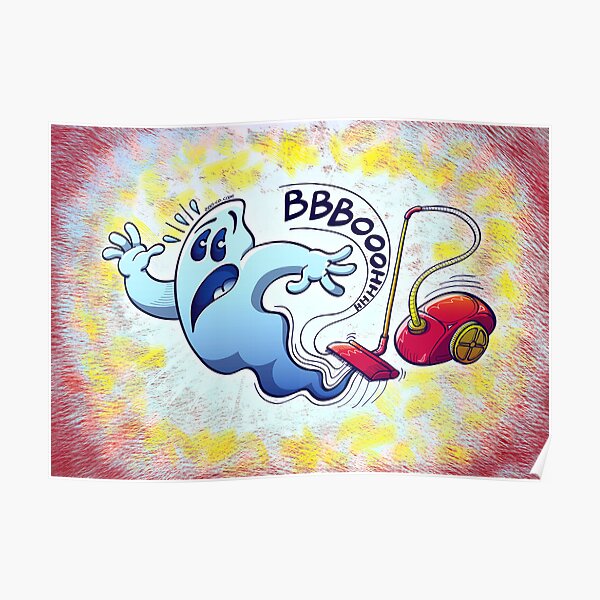 "Ghost Vacuum Cleaner Nightmare" Poster for Sale by Zoo-co | Redbubble
