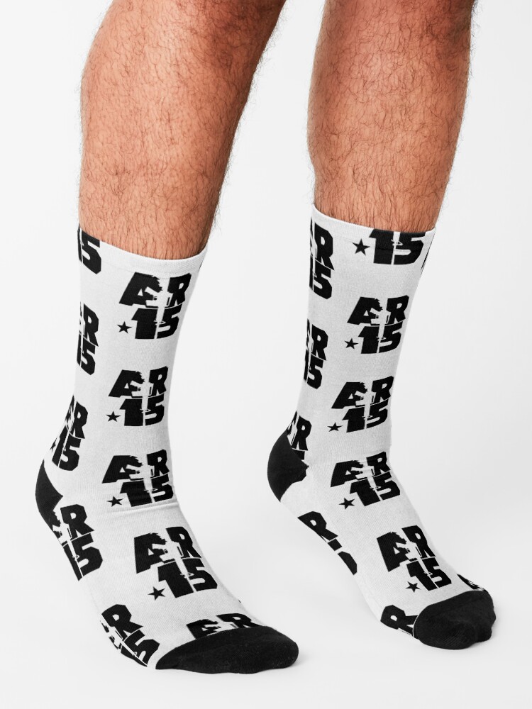 "AR-15 (Black)" Socks for Sale by kirbeekatz | Redbubble