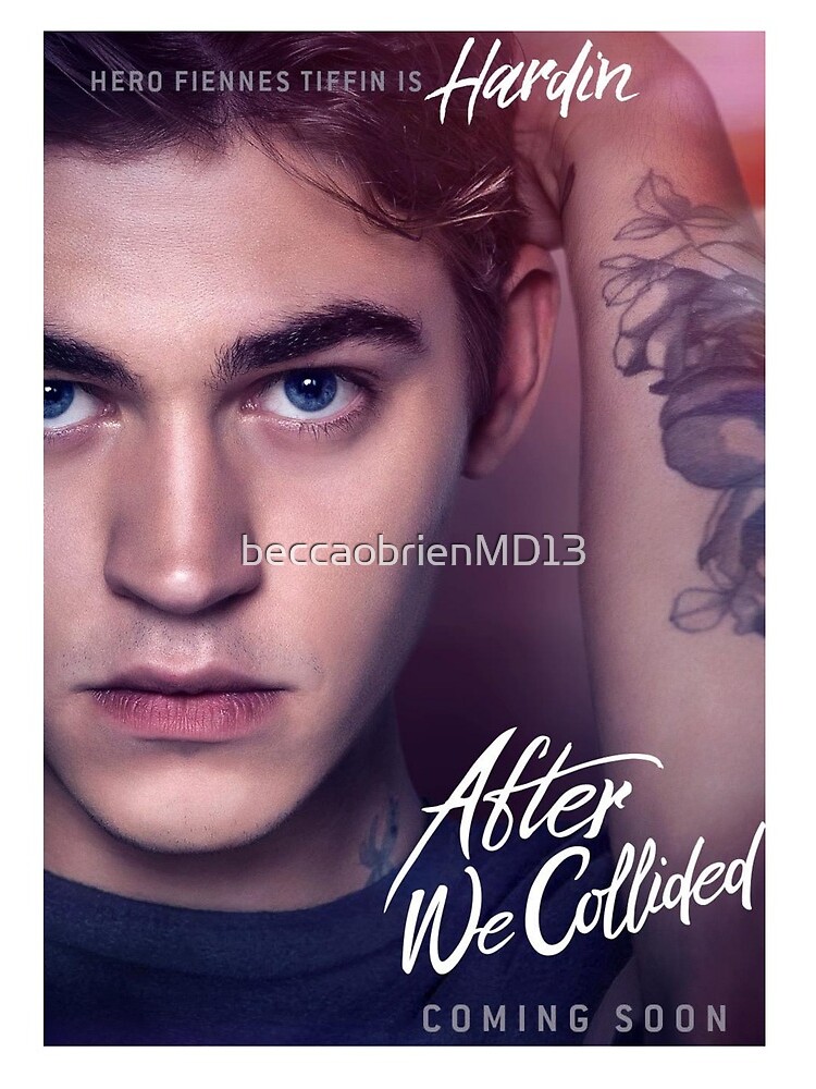 "After hero fiennes tiffin poster" Drawstring Bag for Sale by ...