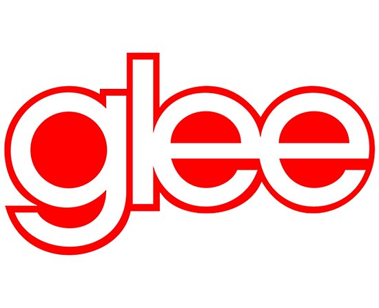 "Glee logo red and white" Poster by Yui96 | Redbubble
