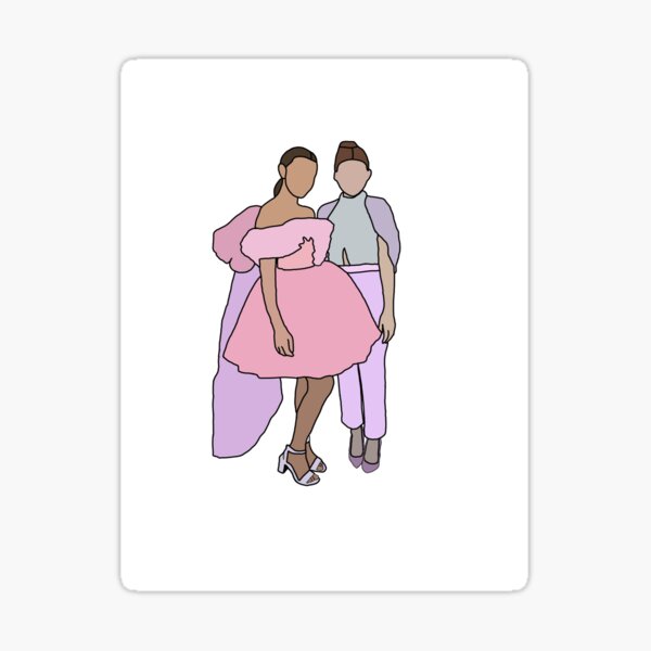"Millie and Sadie " Sticker for Sale by Superxstrranger | Redbubble