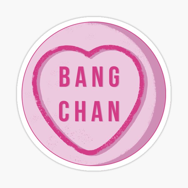 "STRAY KIDS Bang Chan - LOVE HEARTS Pastel Green Cute" Sticker for Sale ...
