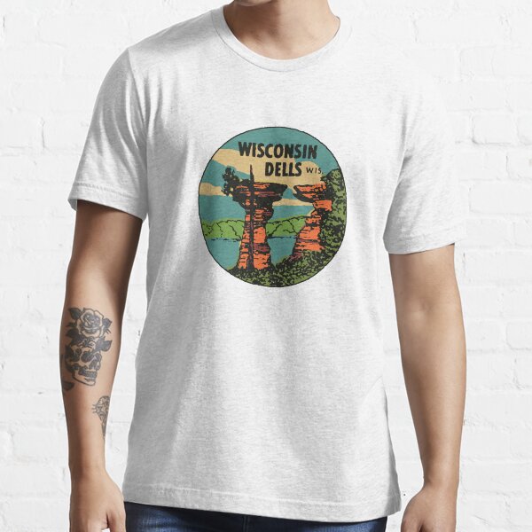 "Vintage Wisconsin Dells Decal" T-shirt for Sale by zsonn | Redbubble ...