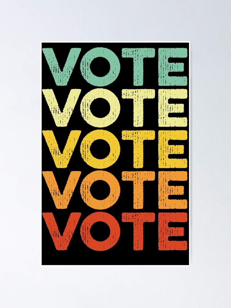 "Vote Retro Vintage Election 2020 Voter" Poster for Sale by mosala92 ...