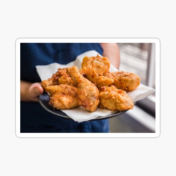 "Fried Chicken" Sticker for Sale by Thorn9 | Redbubble