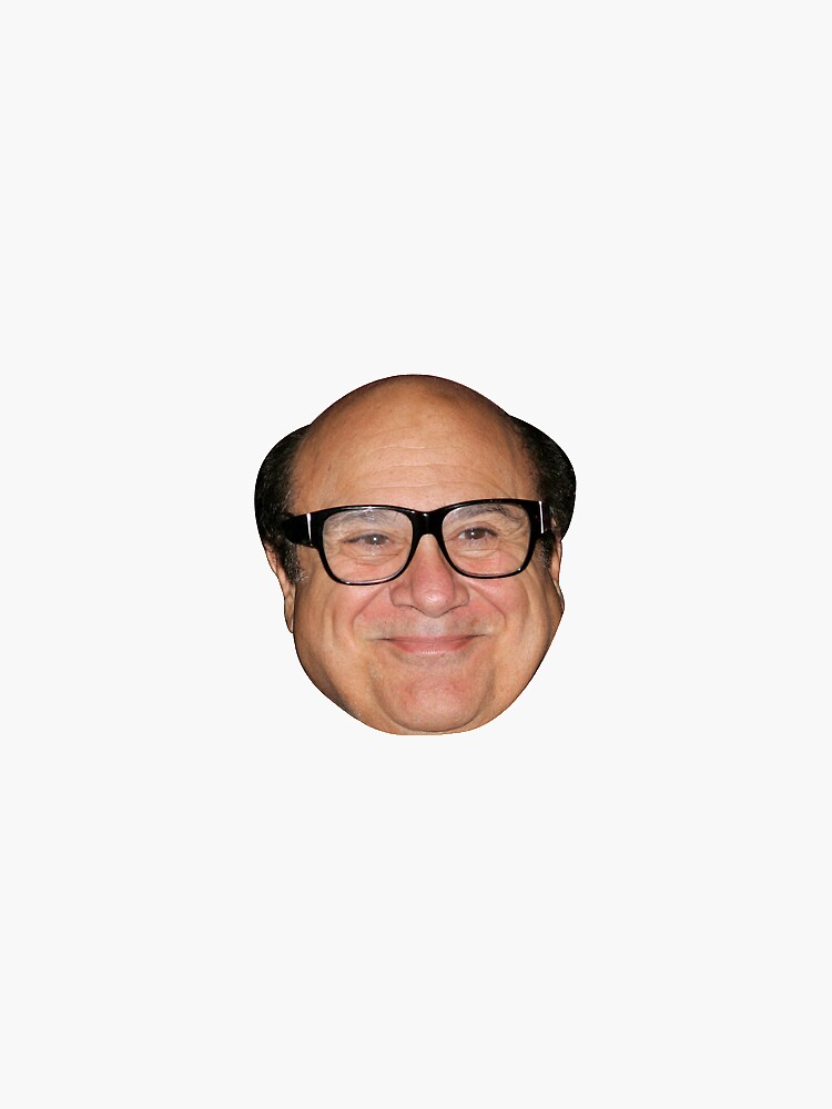 "Danny devito Face sticker/tote bag" Sticker by Customs0808 | Redbubble