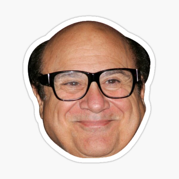 "Danny devito Face sticker/tote bag" Sticker by Customs0808 | Redbubble
