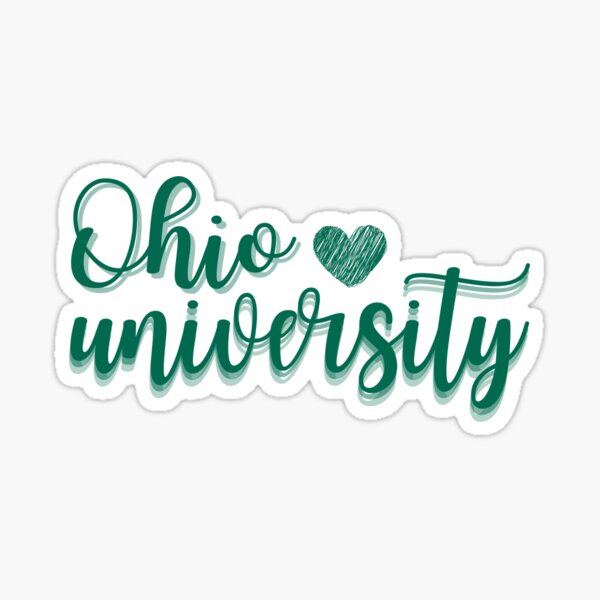 "Ohio University Bobcats" Sticker for Sale by abdesigns4u | Redbubble
