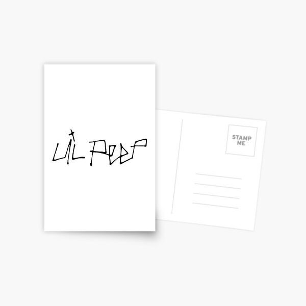 "Lil Peep Signature" Postcard for Sale by shauna220 | Redbubble