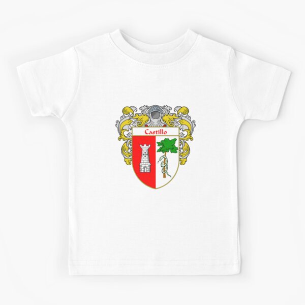 " Castillo Coat of Arms/Family Crest" Kids T-Shirt for Sale by William ...