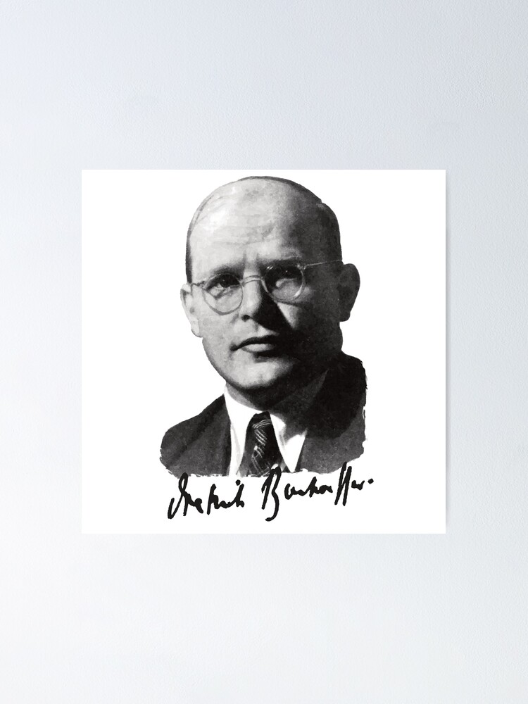 "Dietrich Bonhoeffer Porträt" Poster von Beltschazar | Redbubble
