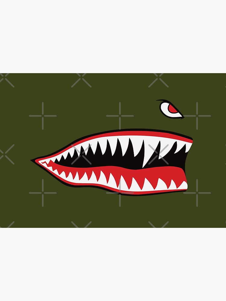 "Flying Tigers Nose Warhawk" Mask for Sale by Beltschazar | Redbubble