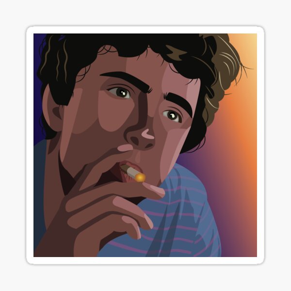 "Timothée Chalamet Vector Portrait" Sticker for Sale by seadesign ...