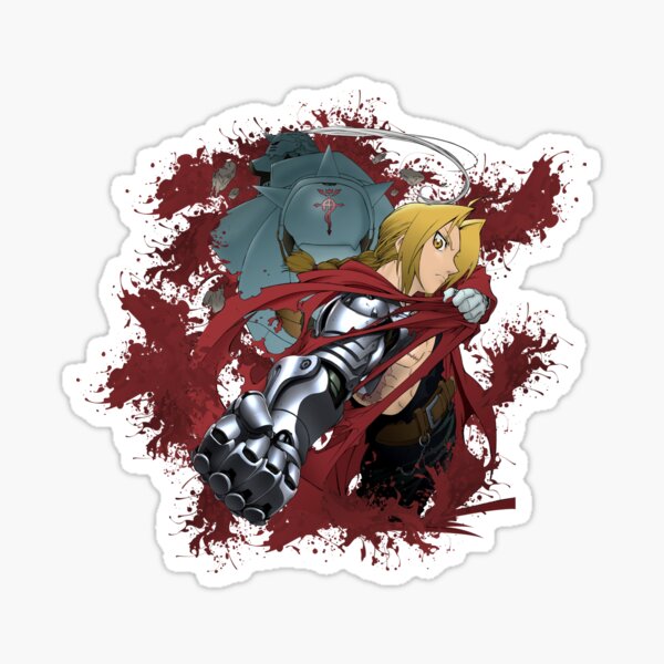 "FMA - Fullmetal Alchemist" Sticker for Sale by Evil14 | Redbubble