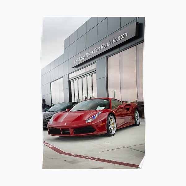 "Ferrari 488 GTB" Poster by anthonyt27 | Redbubble