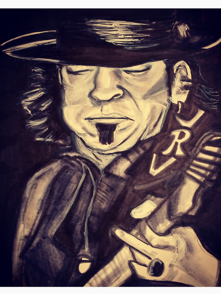 "SRV" T-shirt for Sale by artbykateconroy | Redbubble | classicrock ...