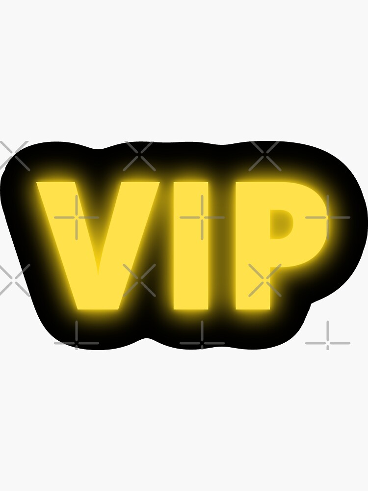 "VIP" Sticker for Sale by crikz | Redbubble