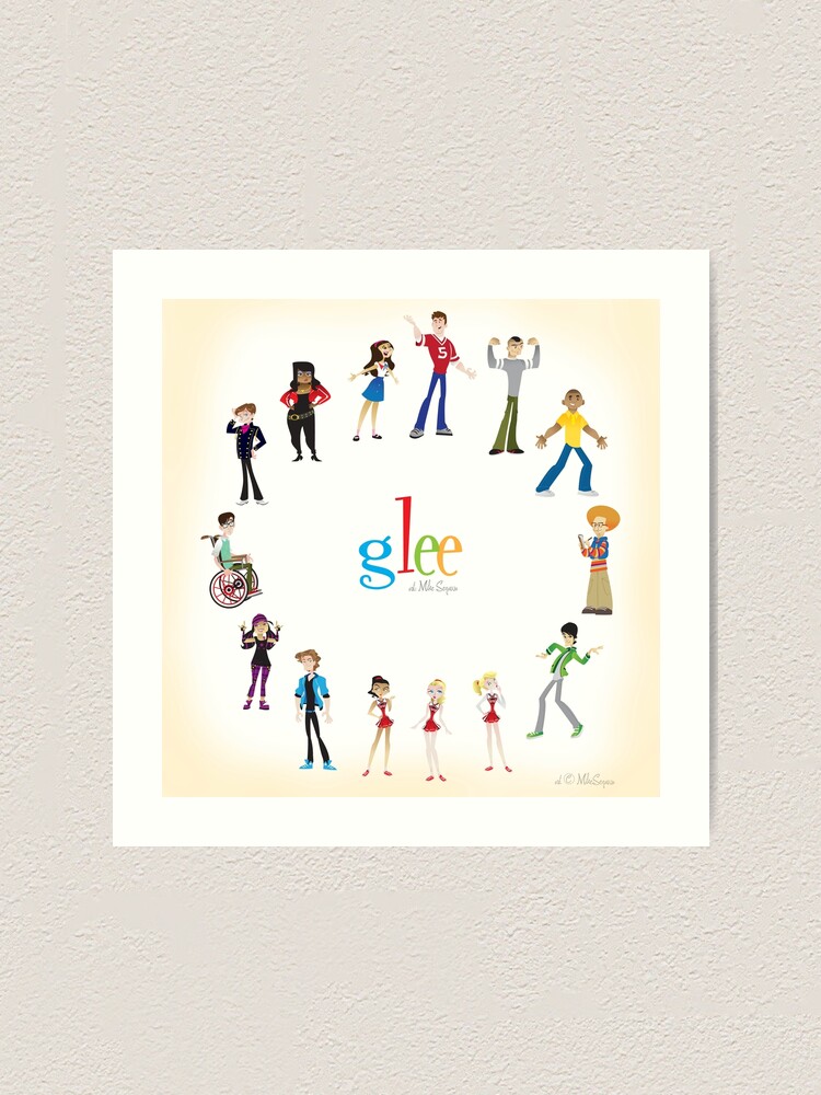 "Glee Season 1" Art Print for Sale by xcerpts | Redbubble