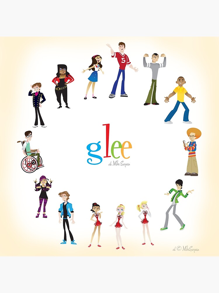 "Glee Season 1" Art Print for Sale by xcerpts | Redbubble