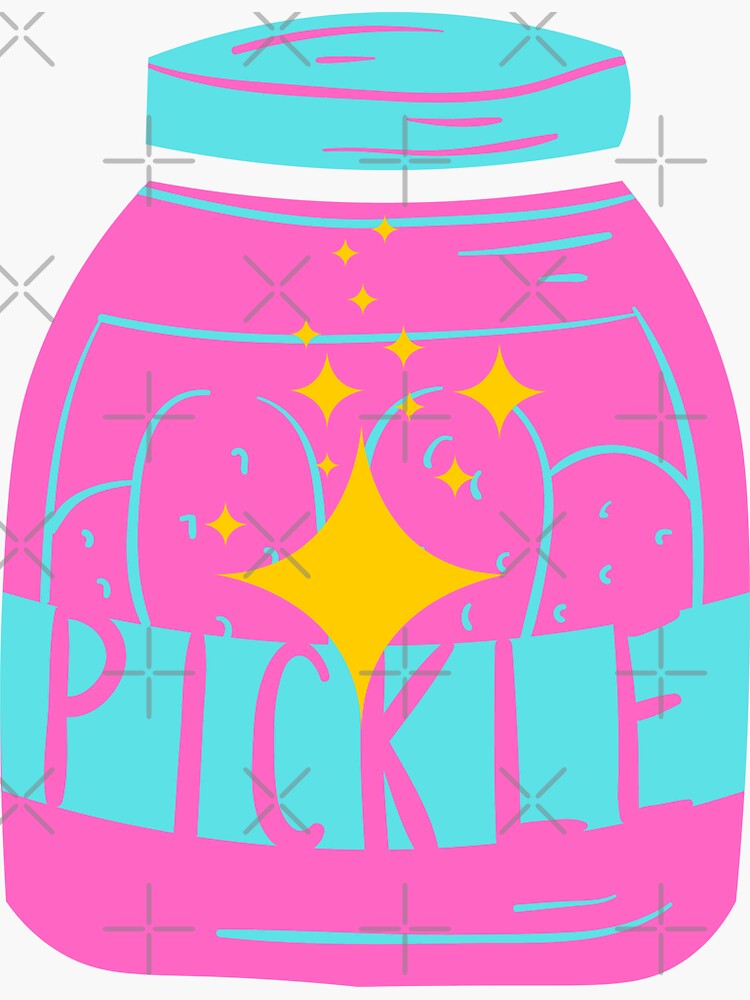 "Pickle Print" Sticker by Aestheticore | Redbubble