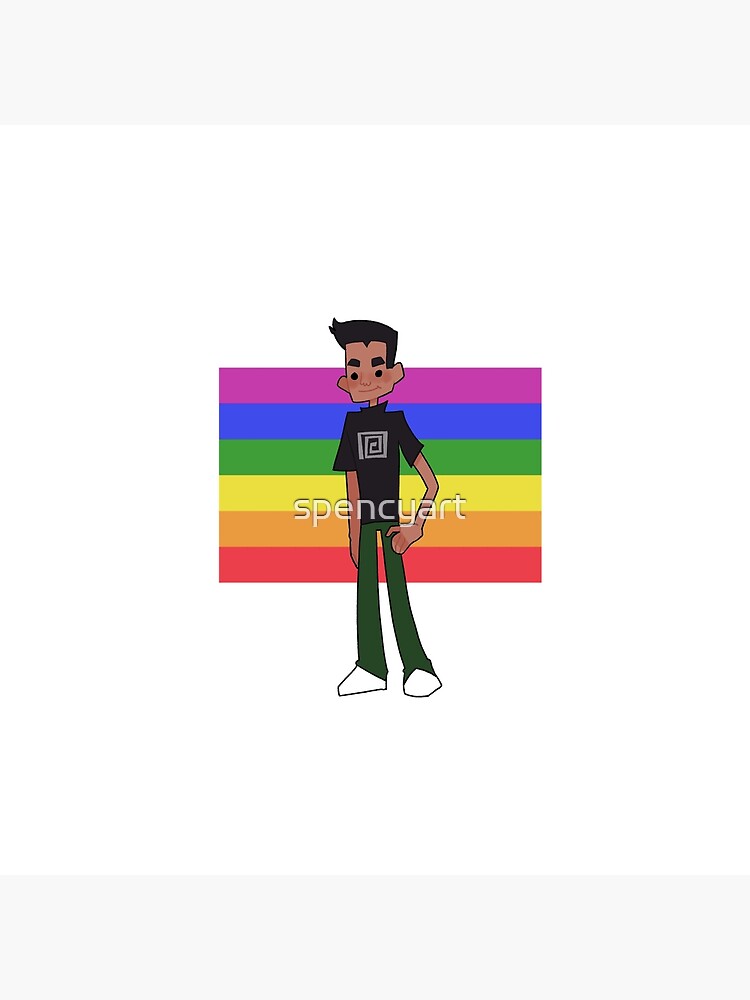 "Adam THe Hollow with Pride Flag" Photographic Print by spencyart ...