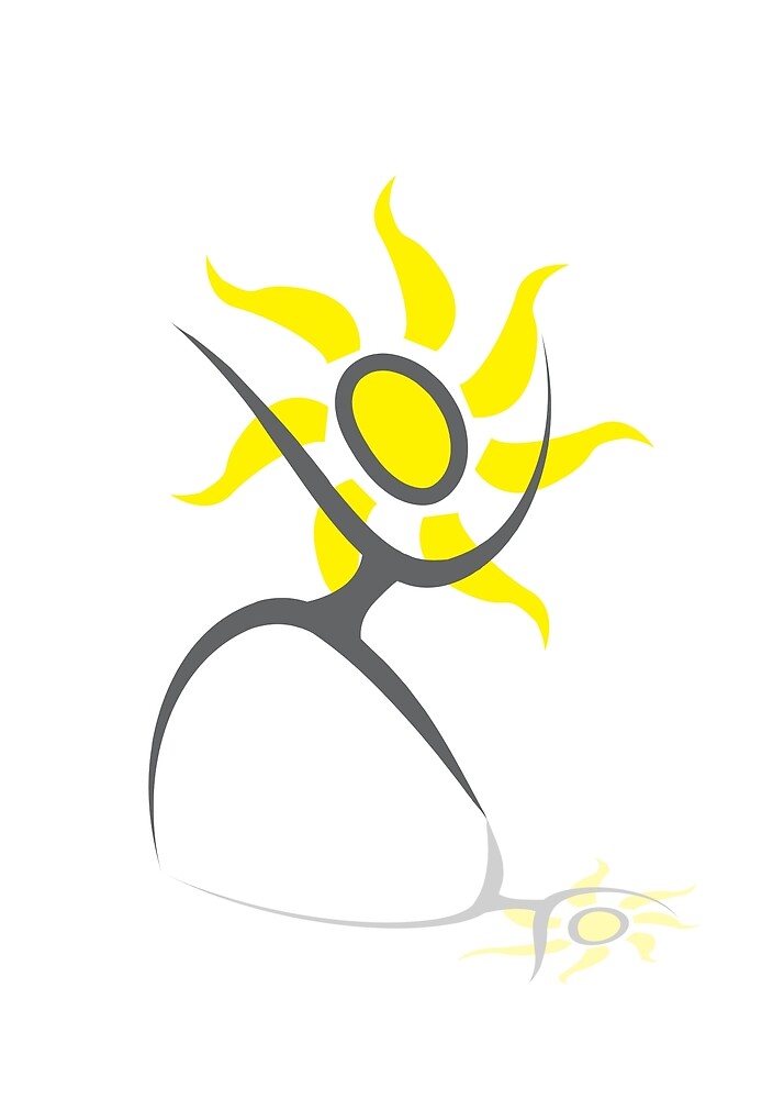 "Dancing Sun" by tindesign | Redbubble