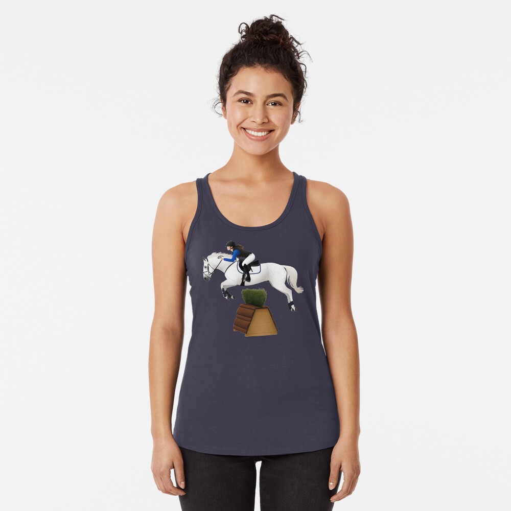 "Grey Quart Horse Eventer - Equine Rampaige" Sticker for Sale by ...