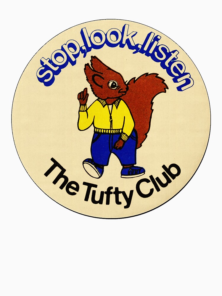 "Tufty Club" T-shirt for Sale by attractivedecoy | Redbubble | tufty t ...