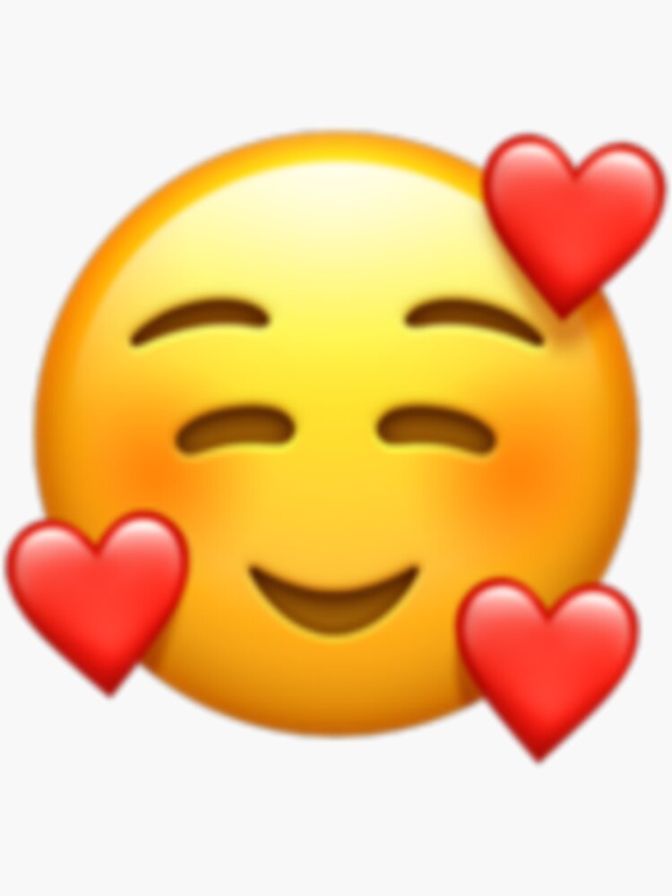 "cute soft emoji" Sticker for Sale by eloiseelmorex | Redbubble