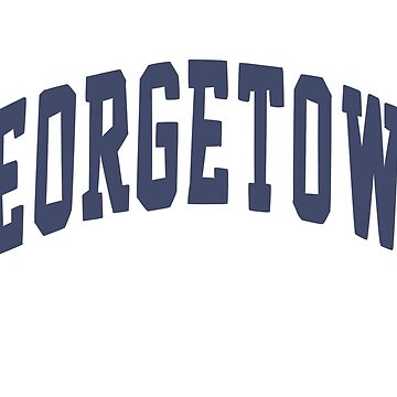 "Georgetown varsity lettering" Sticker for Sale by Kate15080 | Redbubble
