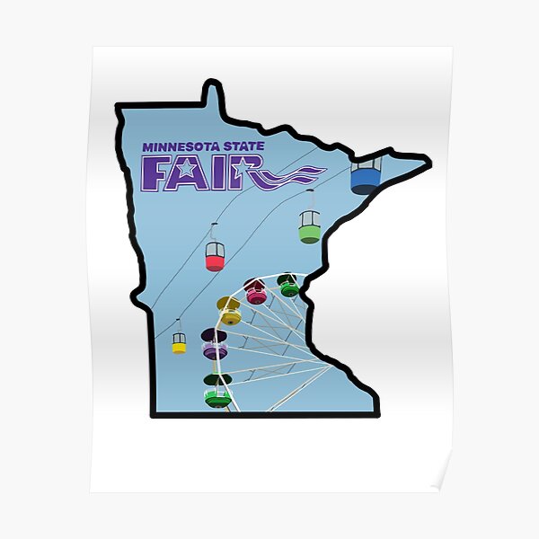 "Minnesota State Fair" Poster for Sale by mbodnar001 | Redbubble