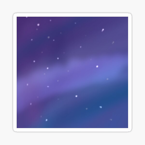 "Starry night sky" Sticker for Sale by lizzieex | Redbubble