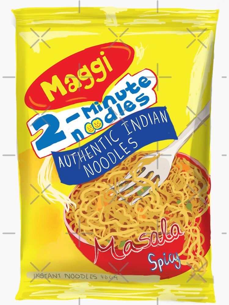 "Maggi Noodles Sticker " Sticker for Sale by Maaryart | Redbubble