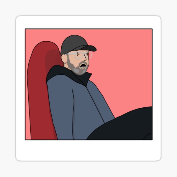 "Shocked Klopp" Sticker for Sale by poorlydrawnarse | Redbubble
