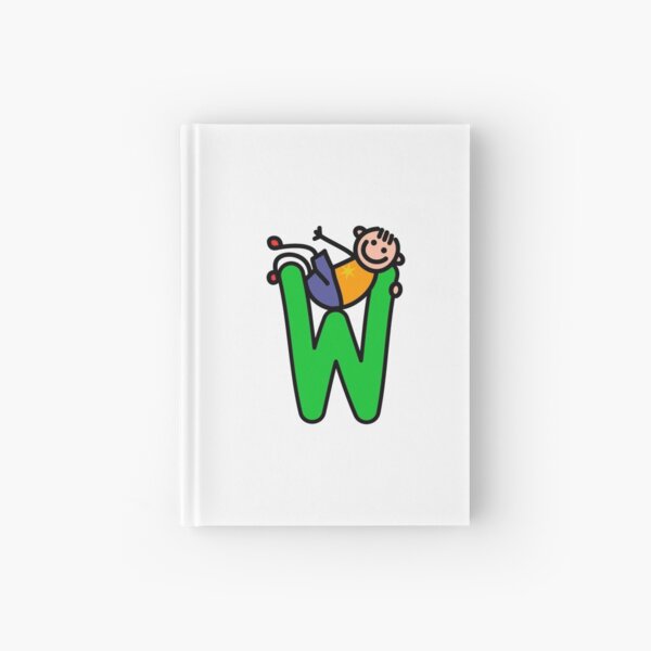 Cuaderno de tapa dura «Letra W para niños alfabeto niños personaje de ...