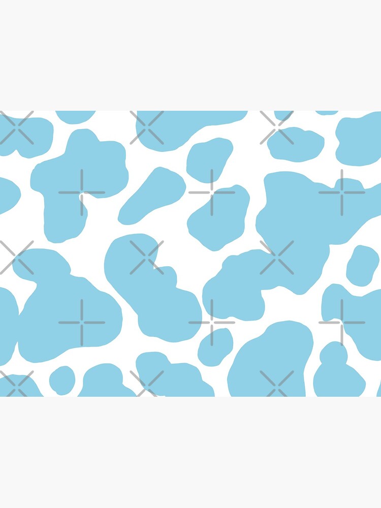 "Blue cow print" Art Print for Sale by cristal26 | Redbubble