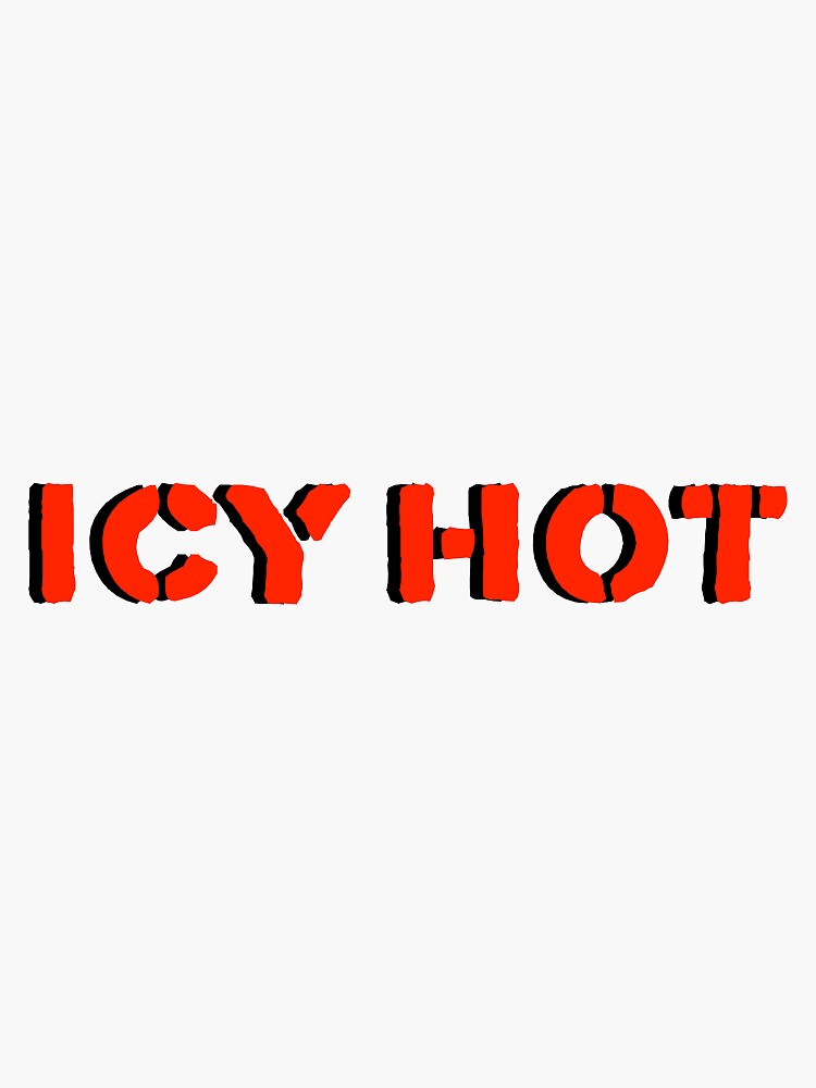 "ICY HOT" Sticker by Skyes-Stickers | Redbubble
