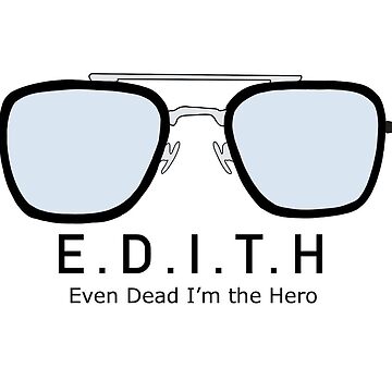 "E.D.I.T.H" Sticker for Sale by dkisawesome13 | Redbubble