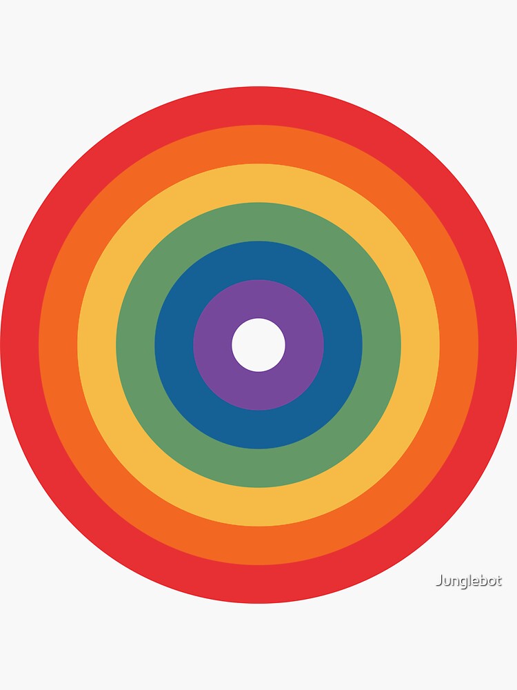 "Pride Circle" Sticker for Sale by Junglebot | Redbubble