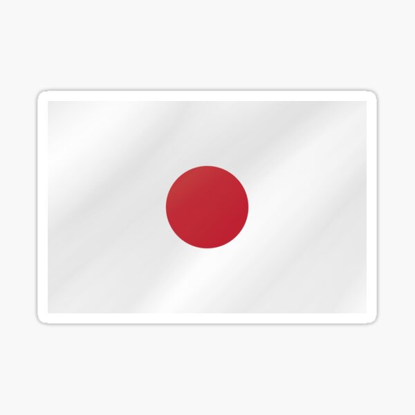 "Japan Flag" Sticker by Oliveirallan | Redbubble
