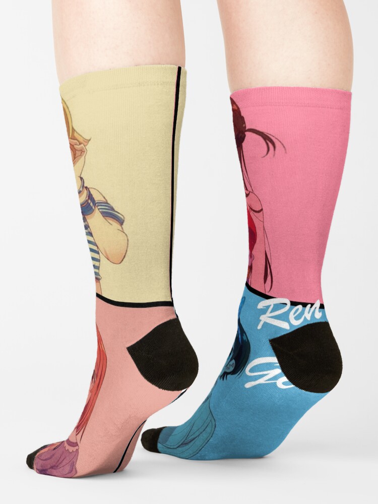 "Kanojo Okarishimasu - Rent a Girlfriend" Socks by Gatlindragon | Redbubble