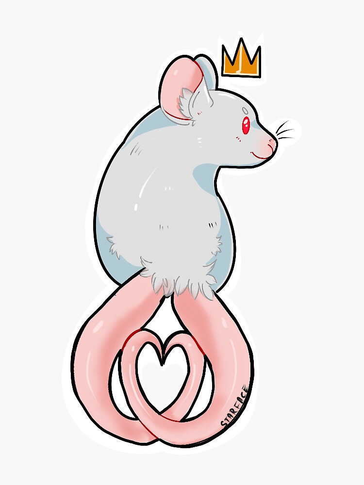 "Rat King" Sticker for Sale by starface-art | Redbubble