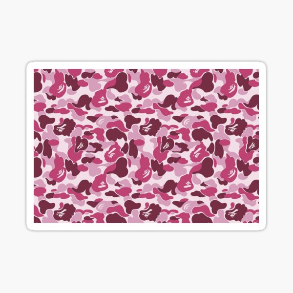 "Bape Pink" Sticker for Sale by yahyahyeet | Redbubble
