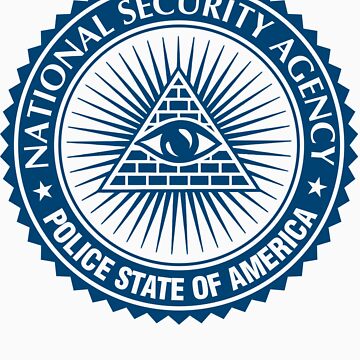 "NSA Police State Spy" Sticker for Sale by David Ayala | Redbubble